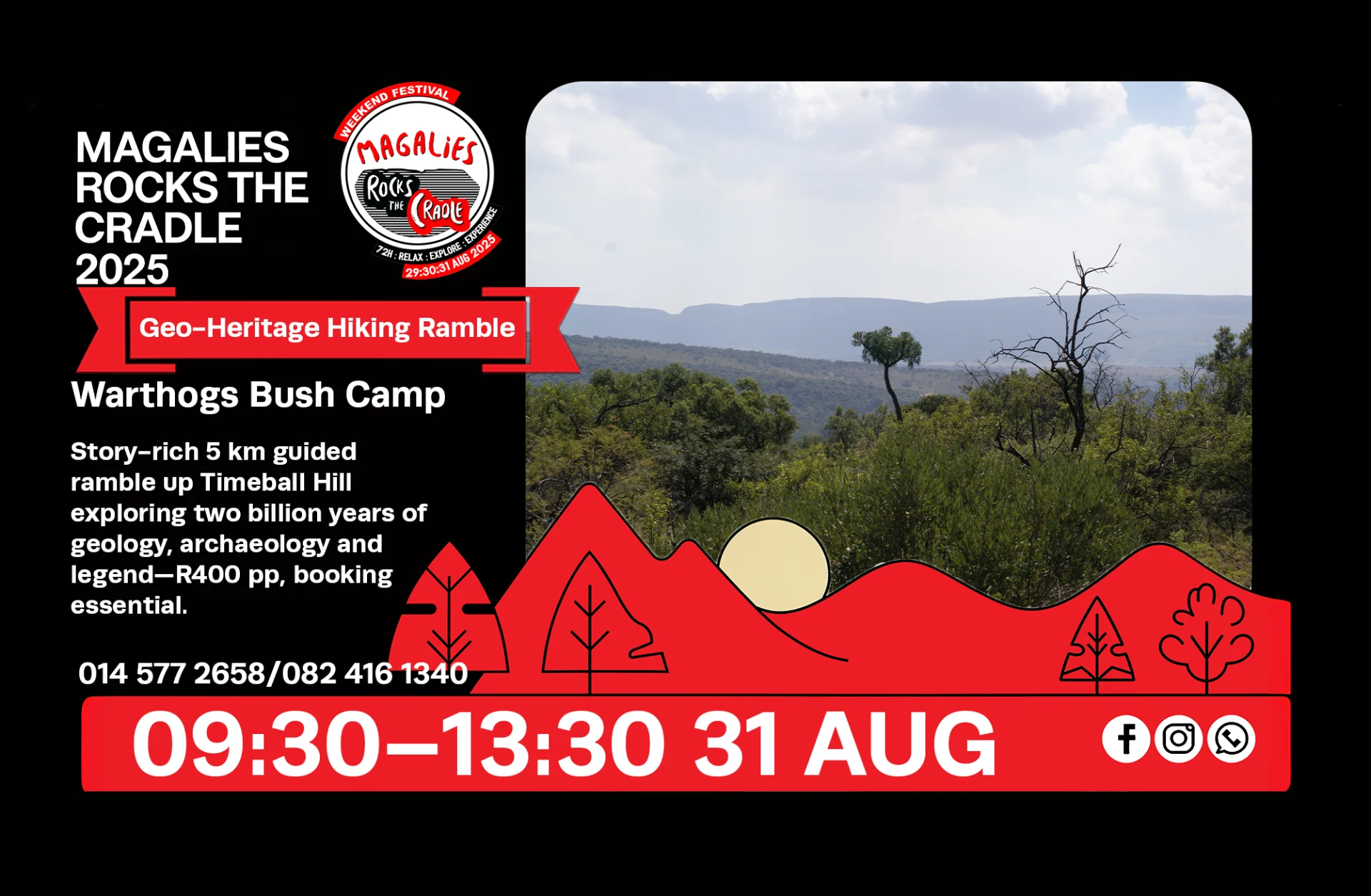 Geo – Heritage Hiking Ramble – Warthogs Bush Camp – Discover ...
